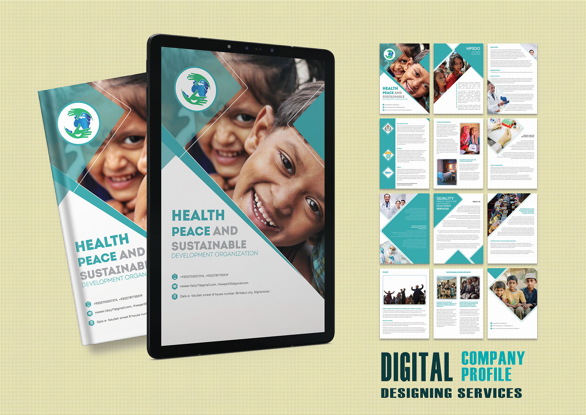 Digital Company Profile Design - Sonu Graphics